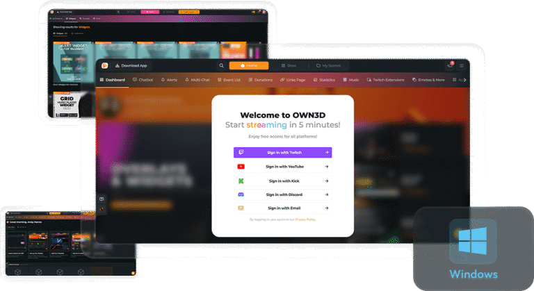 Overlays - OWN3D.PRO Streaming Tool