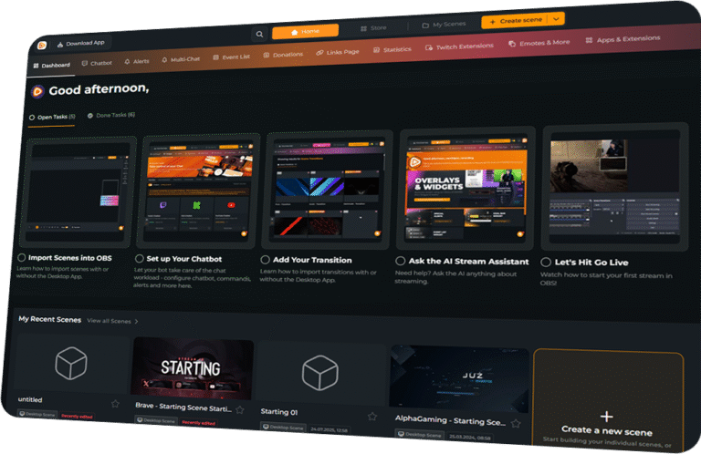 Panel - OWN3D.PRO Streaming Tool