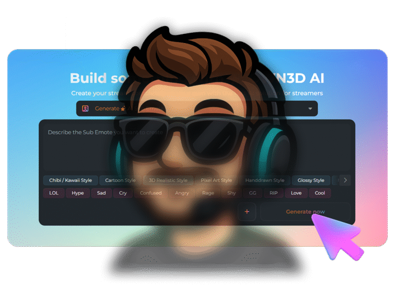 Free AI Emote Maker | Create Custom Twitch and Discord Emotes