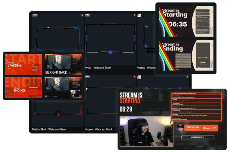 Free & Premium Camera Overlays | Upgrade Your Webcam