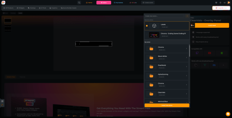 Stream Labels for Twitch, YouTube & Kick | Highlight Supporters