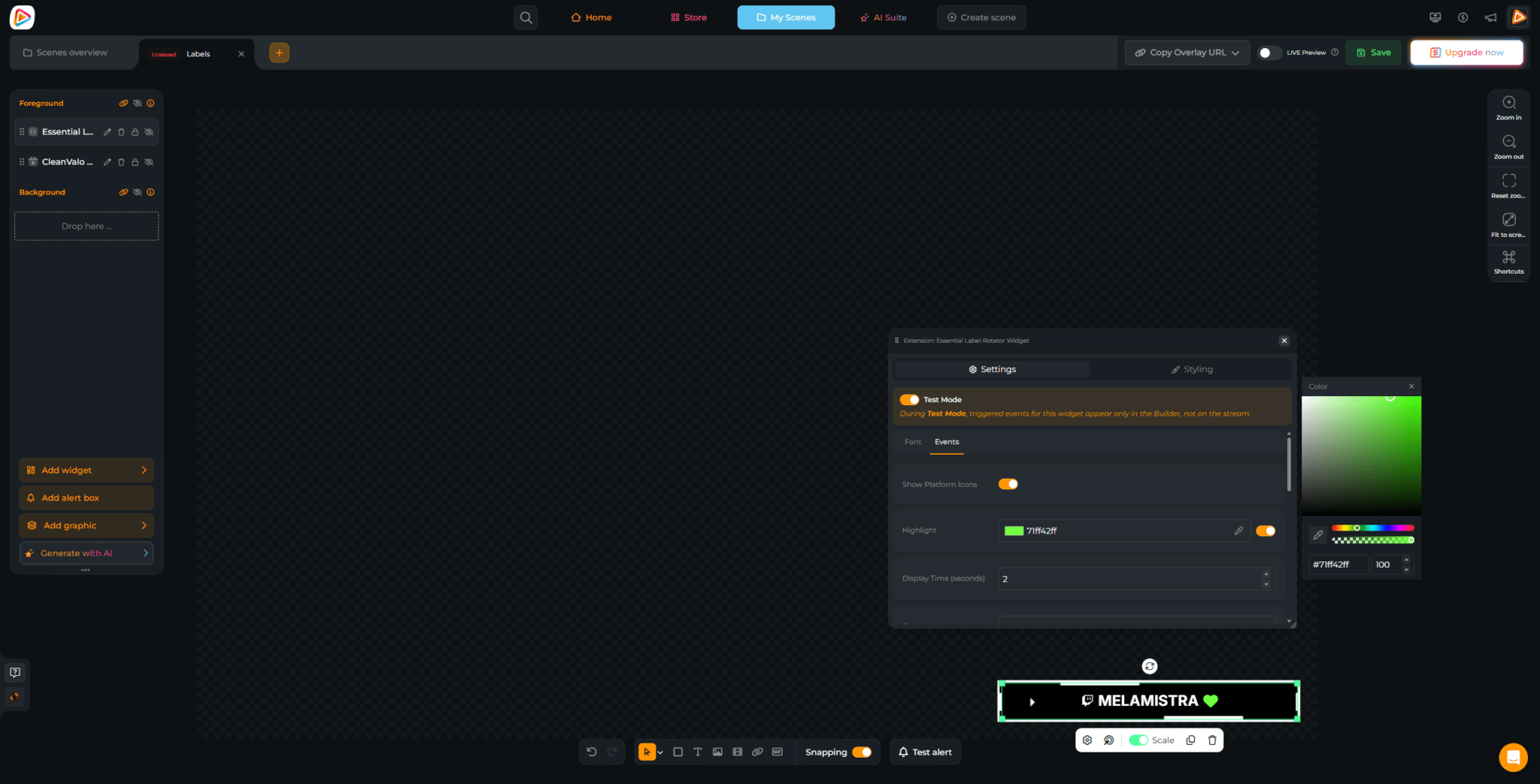 Stream Labels for Twitch, YouTube & Kick | Highlight Supporters